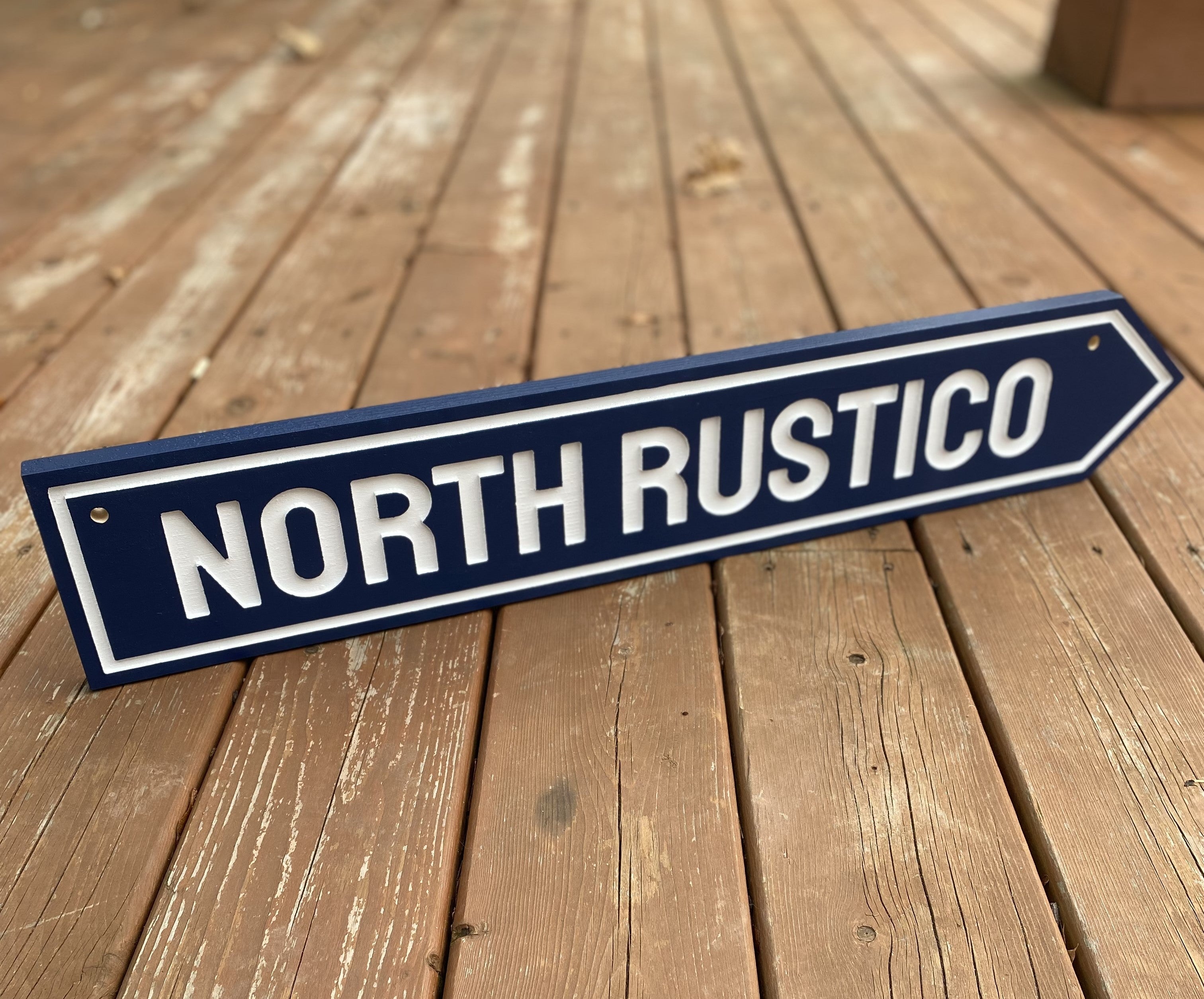 North Rustico, Prince Edward Island Direction Sign – Northwood